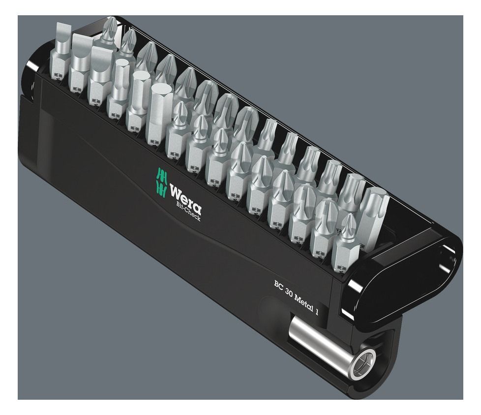 Wera 05057434001 Bit-Check 30 Metal 1, 30‑delig