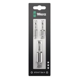 Wera 05073200001 870/4/7 Set A SB, 3‑delig 1/4 x 50mm